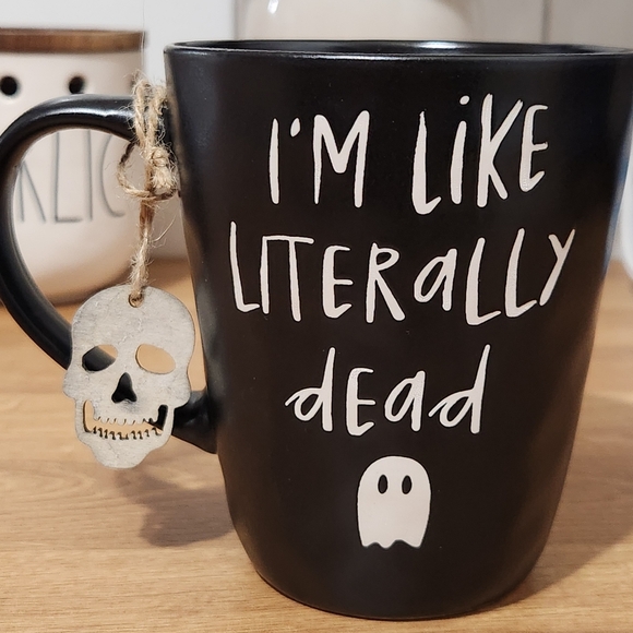 Primo Design | Dining | Halloween Literally Dead Coffee Mug | Poshmark